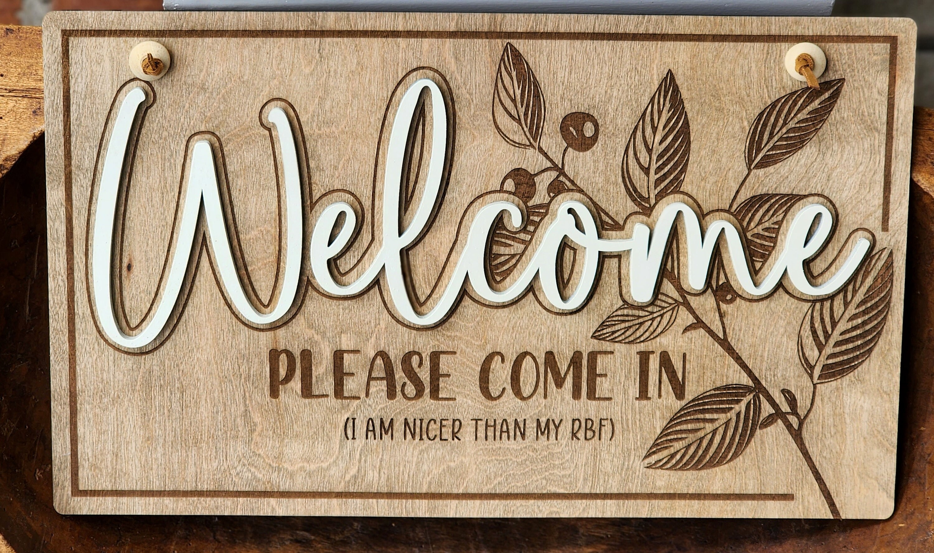 Welcome Sign, SVG Laser File, Digital Cut File, Humorous, Office Humor ...