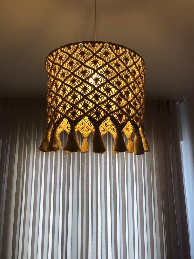 Macrame Chandelier - Etsy