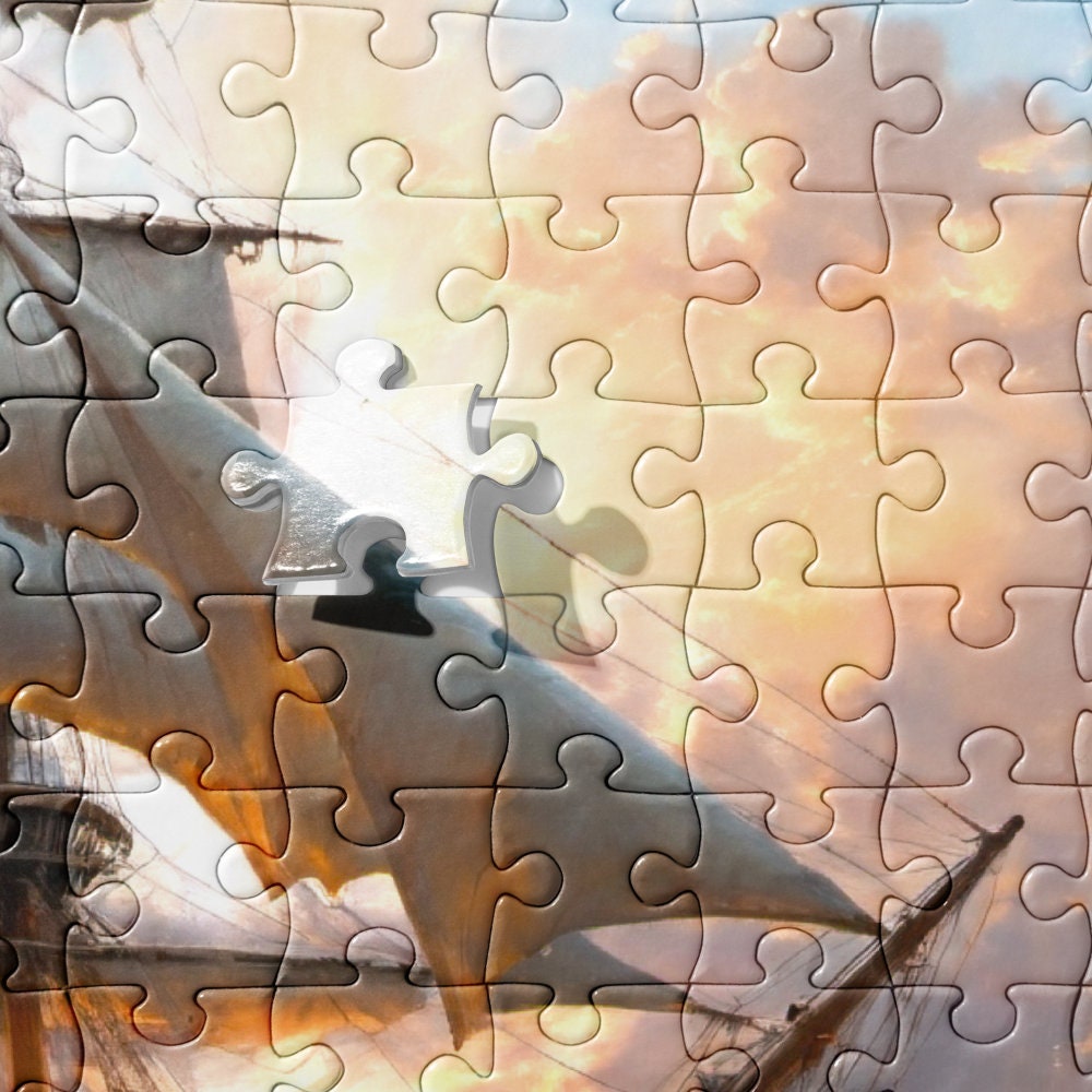 Smooth Sailing 19th Century Ship Jigsaw Puzzle - Etsy
