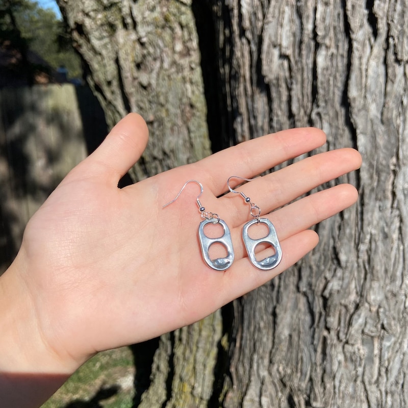 Pop Tab Earrings - Etsy