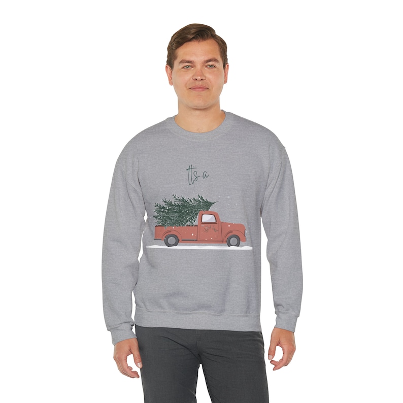 Lil Red Truck. Hauling a Christmas Tree. Tiktok Trend. - Etsy