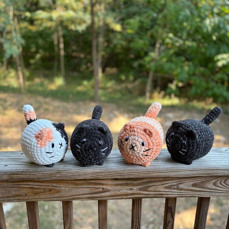 Crochet Loaf Cats Cat Plush Toy - Etsy