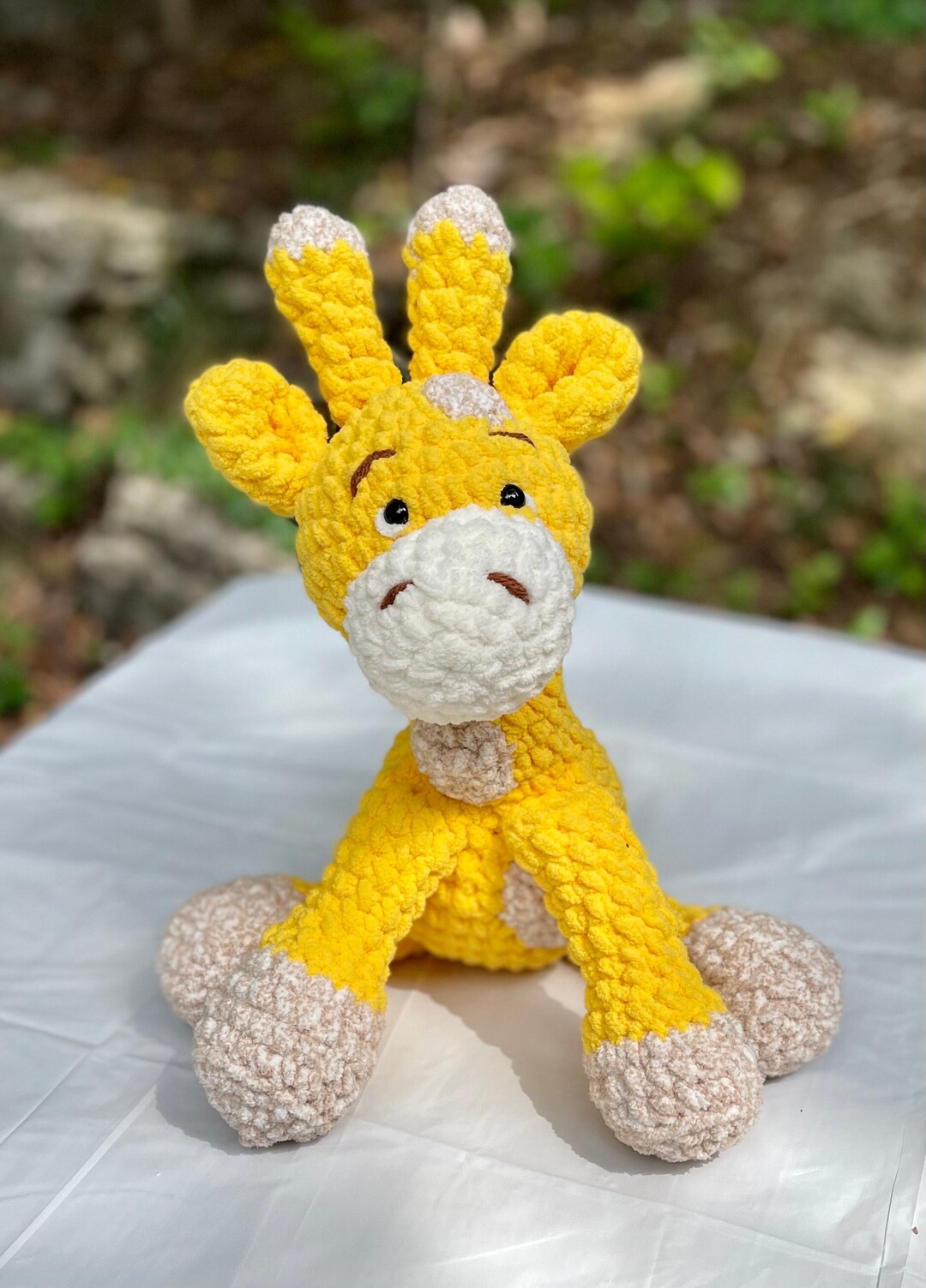 Giraffe Plushie Crochet Giraffe Stuffed Animal - Etsy