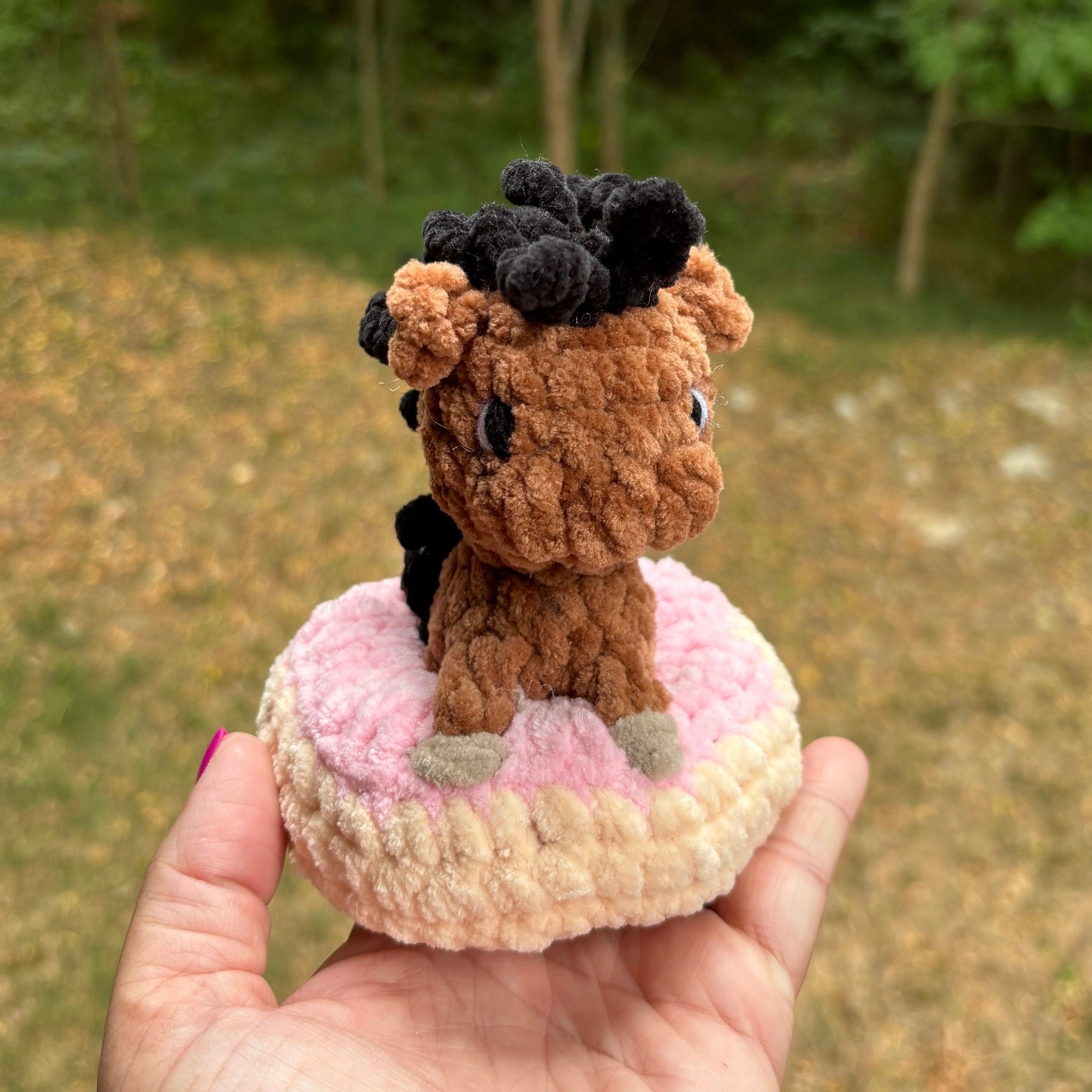 Crochet Donut Pets Farm Animals Pattern | Low Sew Crochet Patterns - Etsy