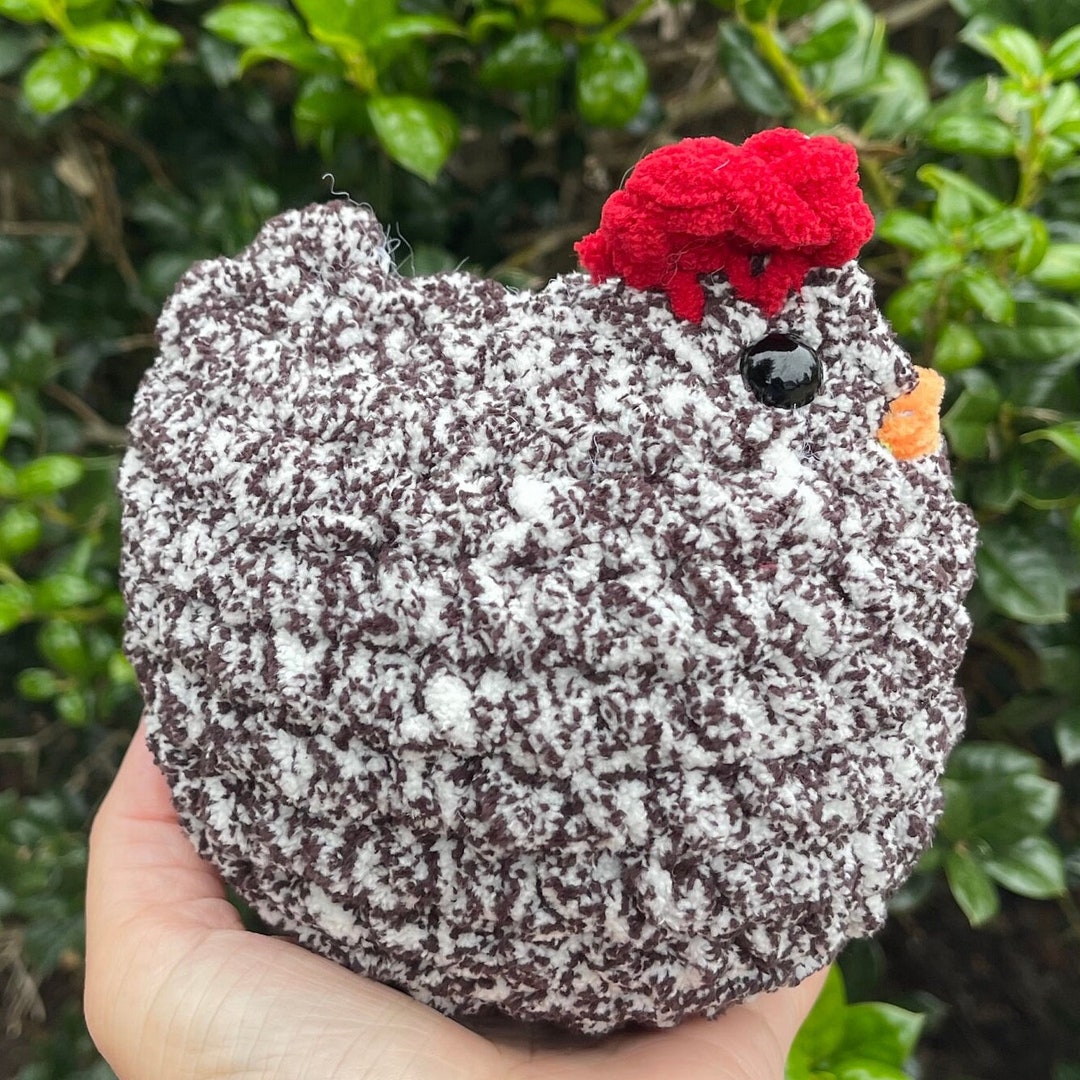 Crochet Chicken Chicken Crochet Plush Toy Colorful Chicken - Etsy