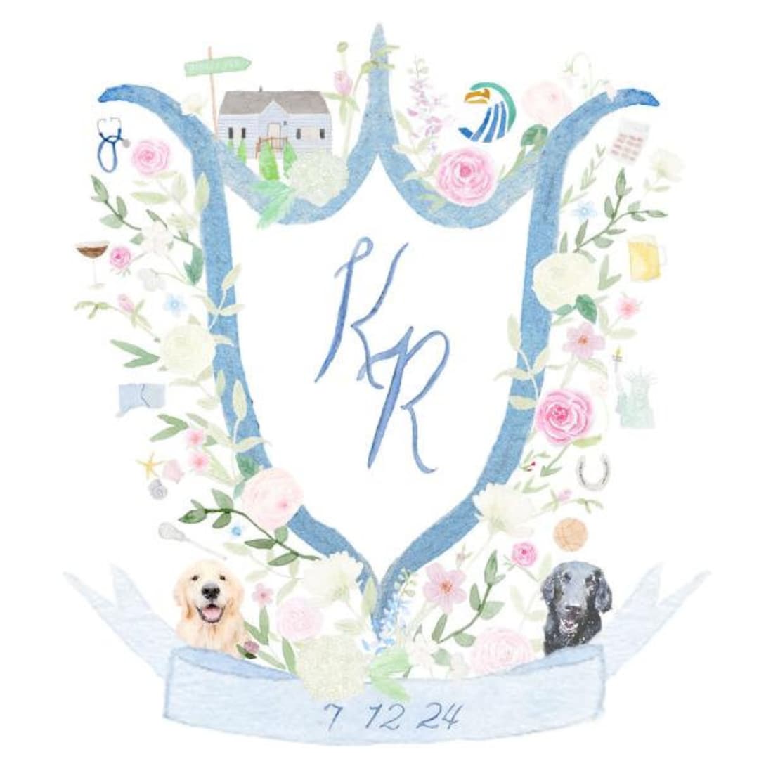 Custom Wedding Crest - Etsy