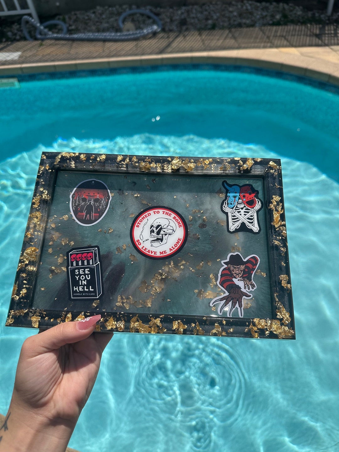 Pick 5 Rolling Tray Customizable Sticker of Your Choice Rolling Tray - Etsy