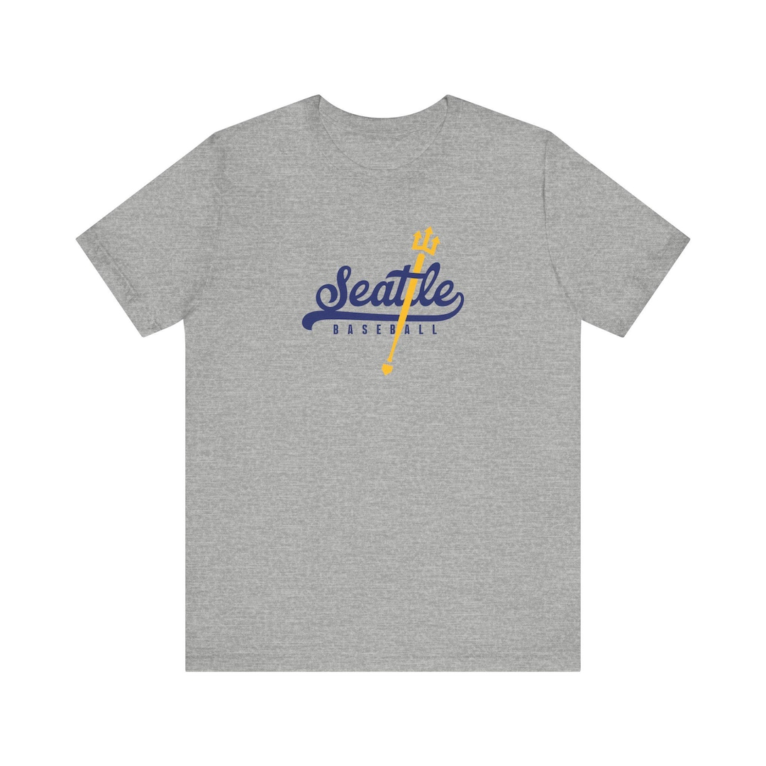 Seattle Mariners Trident T-shirt, Baseball Fan Apparel, MLB Tee, Sports ...