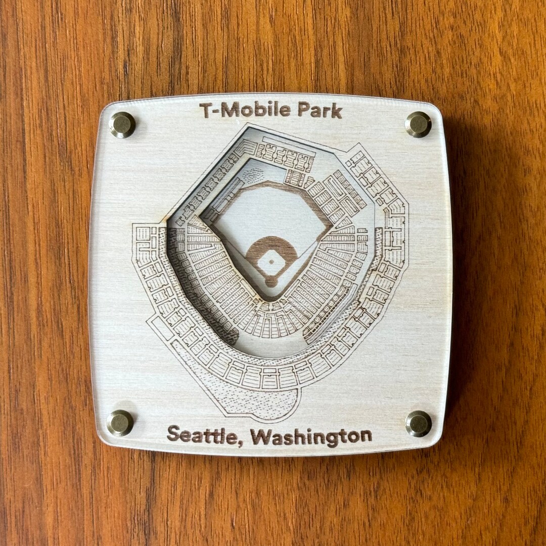T-mobile Park Mariners Hand-crafted Drink Coaster - Etsy