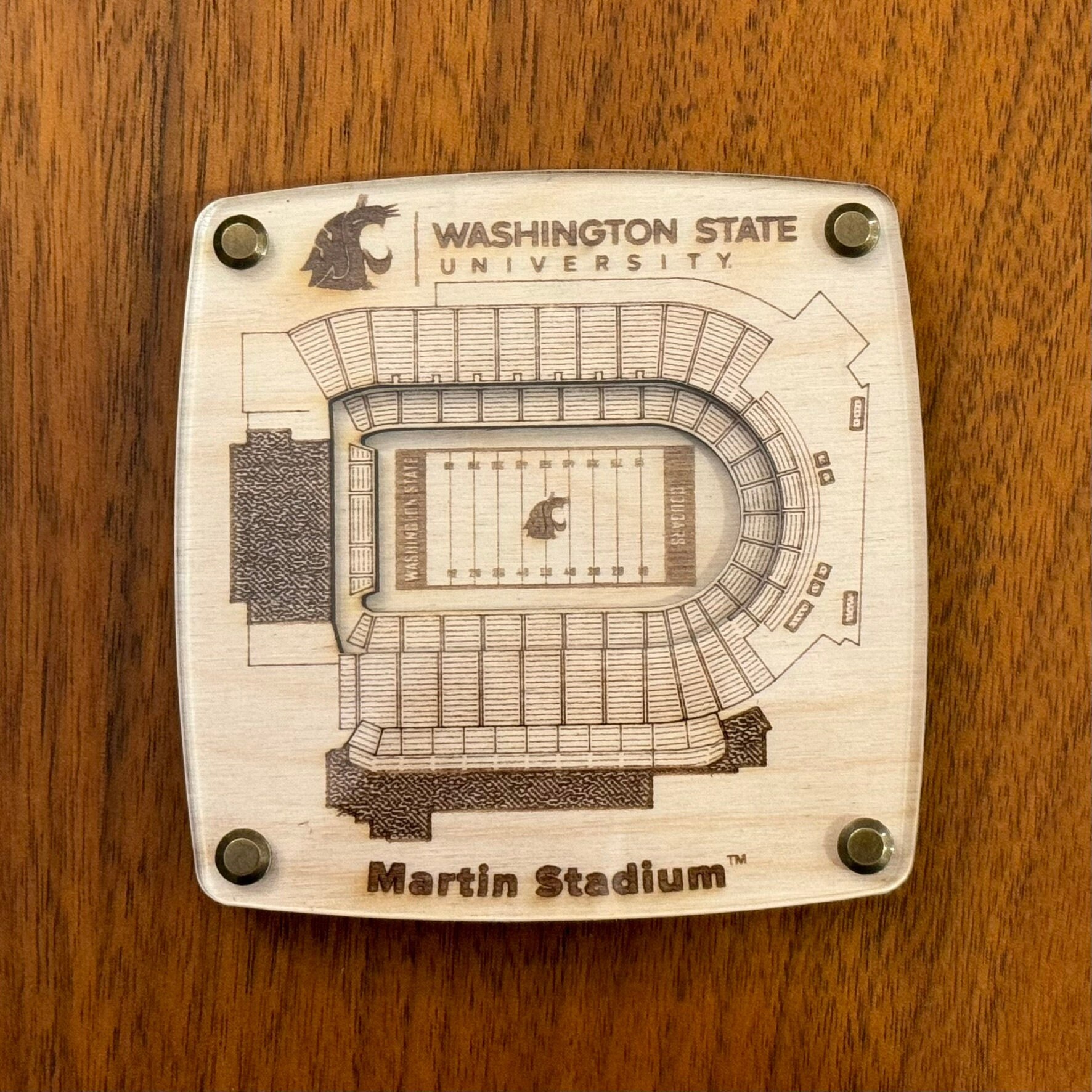 Martin Stadium Map - Official WSU Cougars Football Home Decor Gift - Etsy