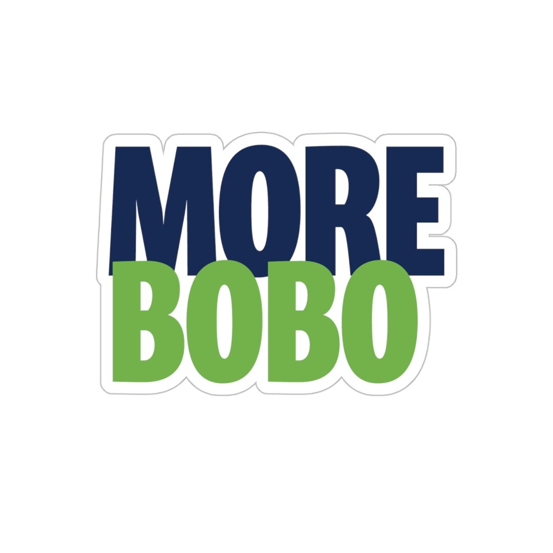 More Bobo" Seahawks Die-cut Sticker | Water-resistant Vinyl Decal for ...