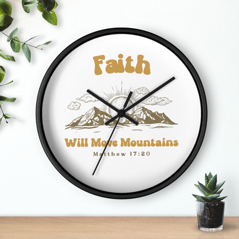 Christian Wall Clock - Etsy
