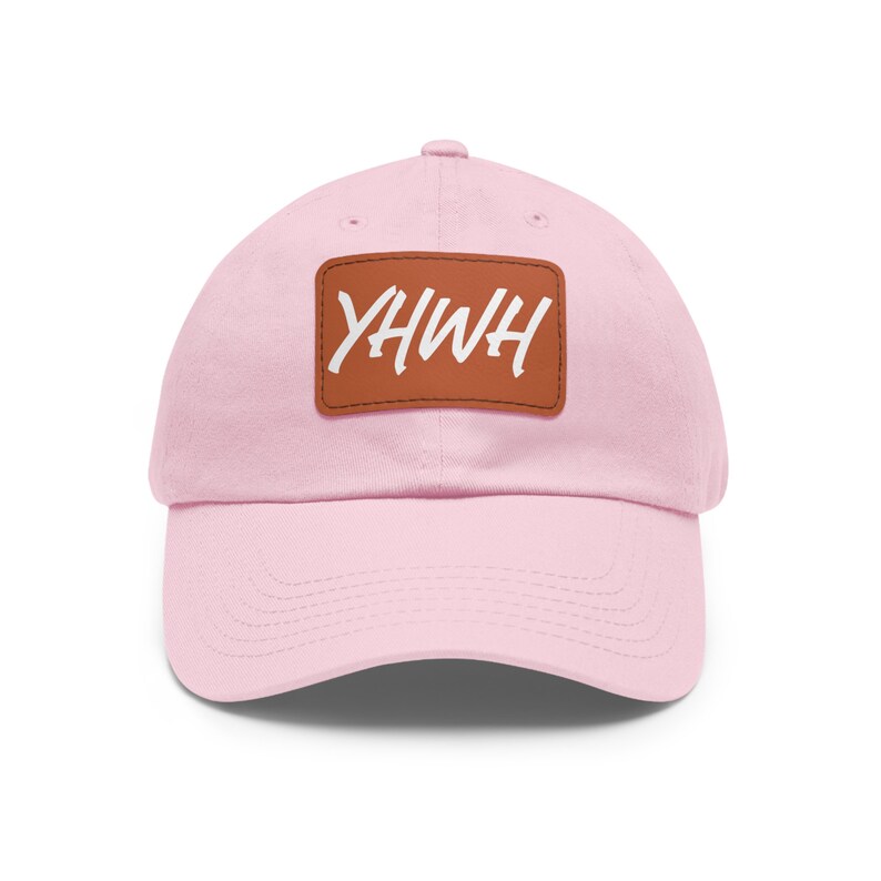 YHWH Hat Leather Patch Christian Hats Jesus Hats Religious Apparel ...