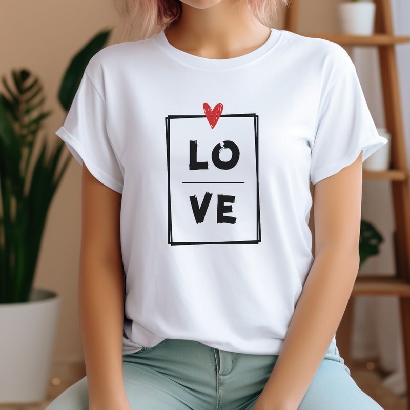 Heart T Shirt - Etsy