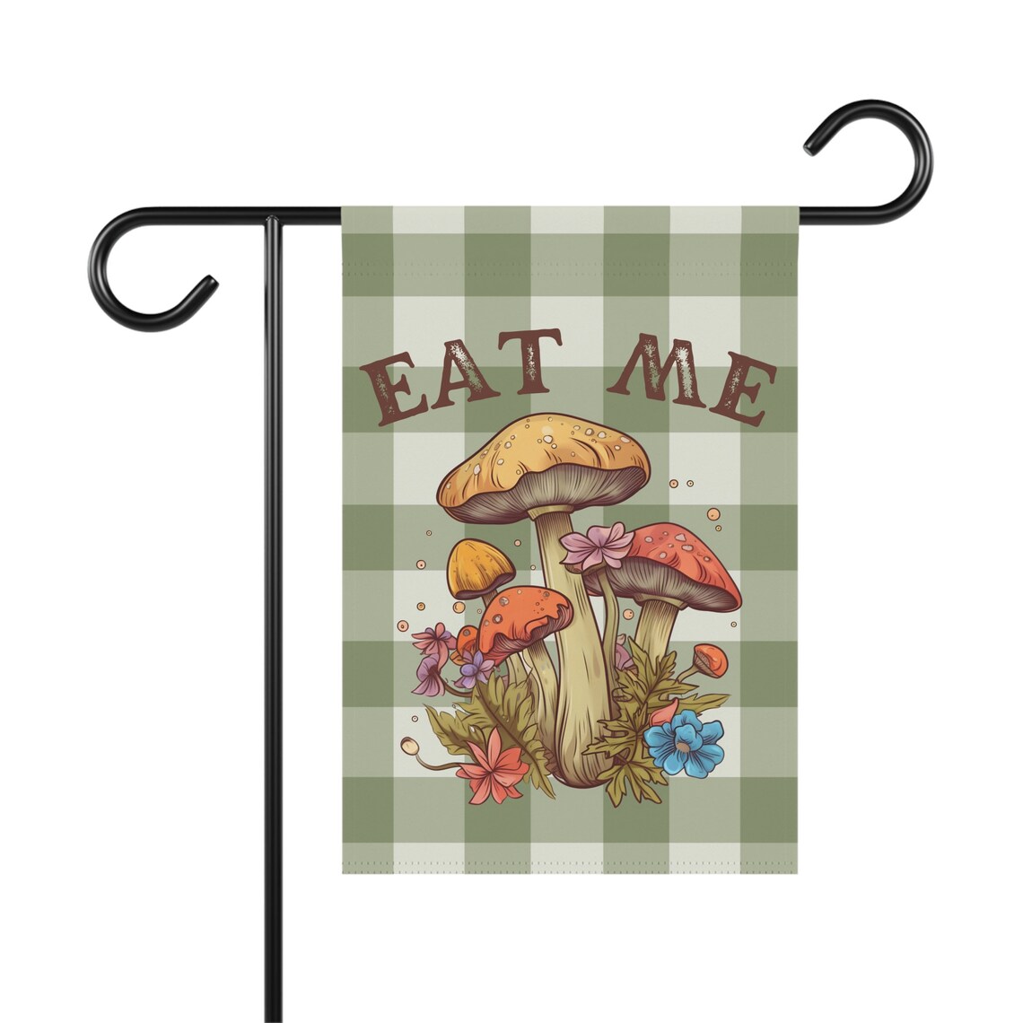 Funny House Flag Mushroom Garden & House Banner Eat Me Cottagecore ...