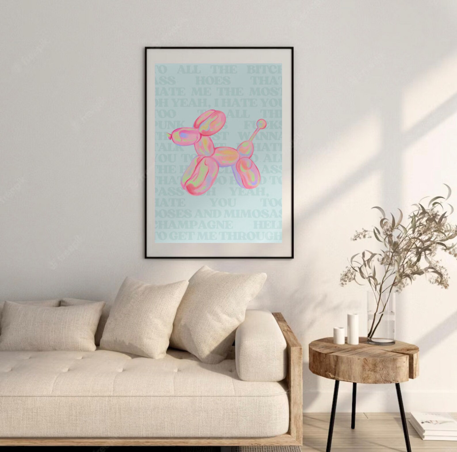 Trendy Preppy College Girl Poster Set of 6 Pink Trendy Retro - Etsy