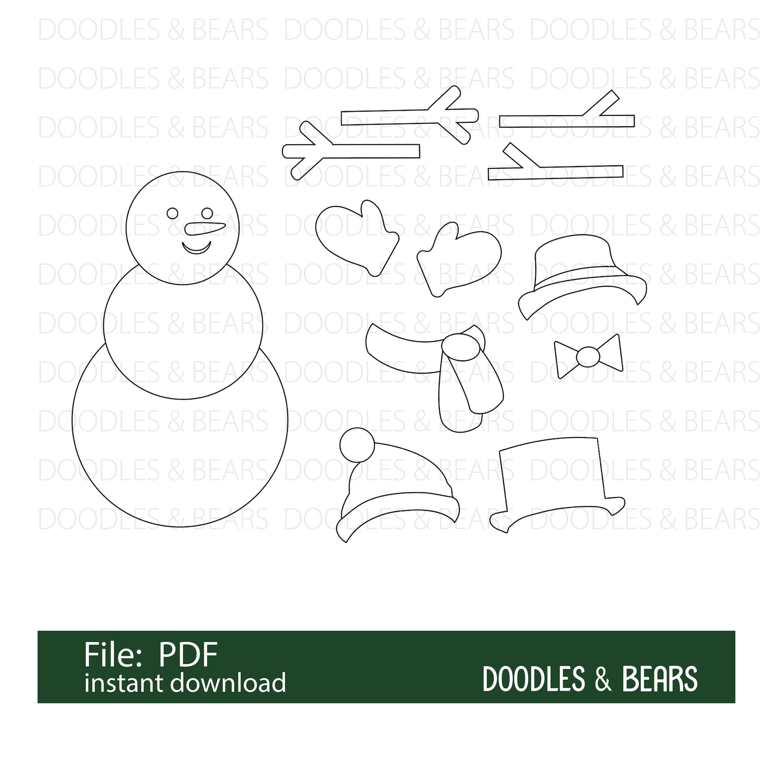 Cute Snowman Craft for Children PDF, Make a Snowman Fun Winter Paper ...