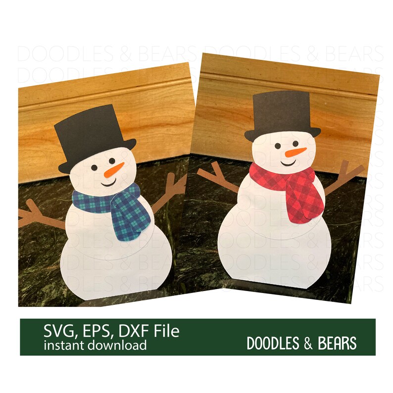 Snowman Craft for Kids SVG EPS, Winter Indoor Activity, Make A Snowman ...