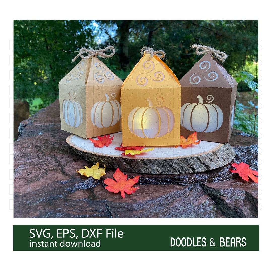 Fall Pumpkin Lantern SVG, Halloween Pumpkin Lantern, Digital File ...
