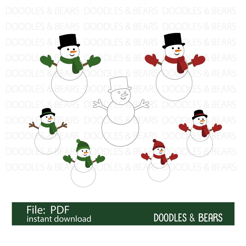 Cute Snowman Craft for Children PDF, Make a Snowman Fun Winter Paper ...