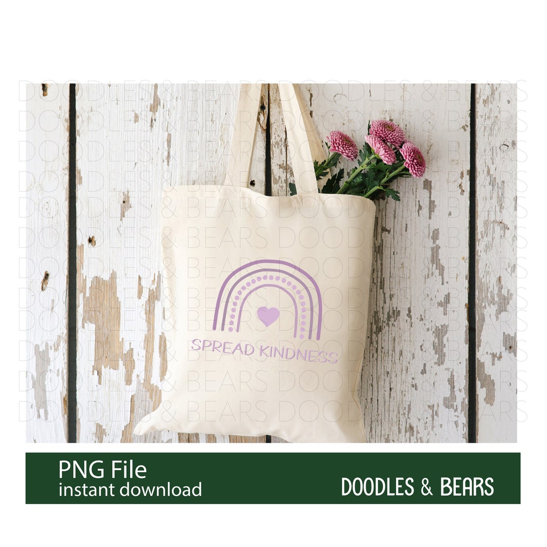 Pink Spread Kindness Rainbow PNG, Sublimation Design (digital File) - Etsy