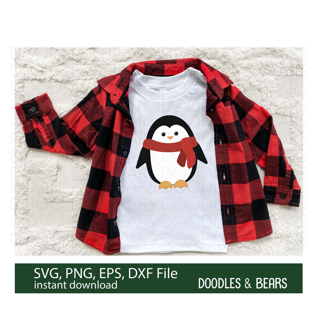 Cute Penguin SVG, PNG, EPS, Dxf Files, Digital Files for Sublimation or ...