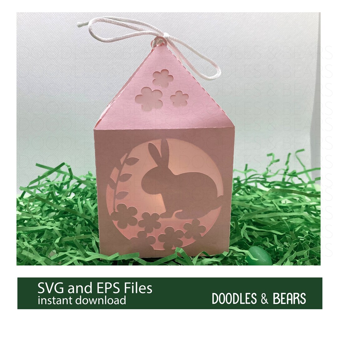 Easter Bunny Lantern SVG, Easter Lanterns SVG File, Easter Lanterns for ...