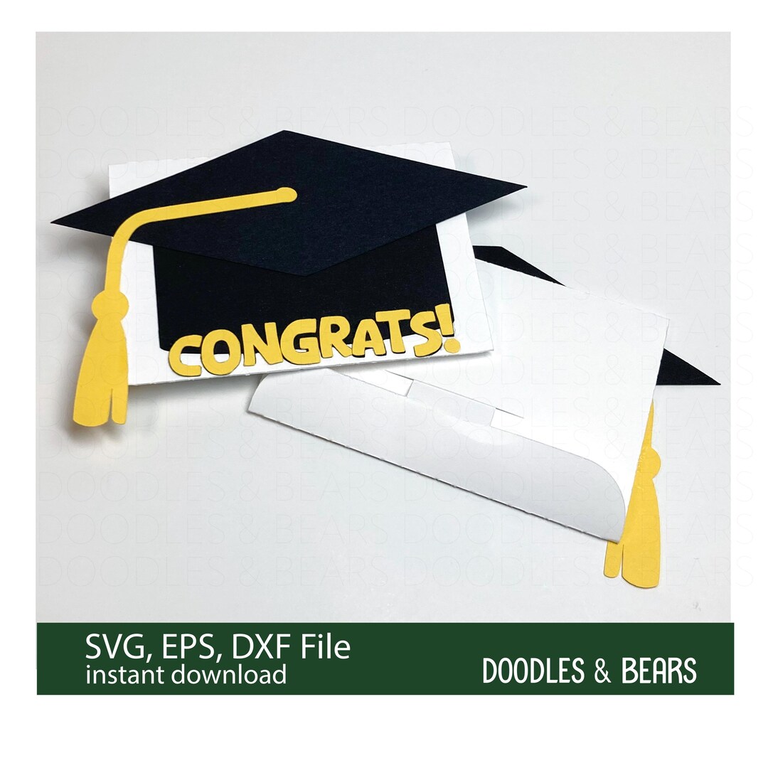 Graduation Gift Card Holder SVG, Congrats Grad SVG, 2025 Graduation SVG ...