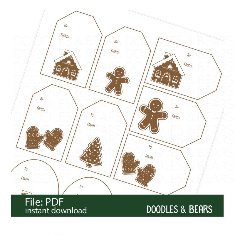 Gingerbread Gift Tag - 60+ Gift Ideas for 2026