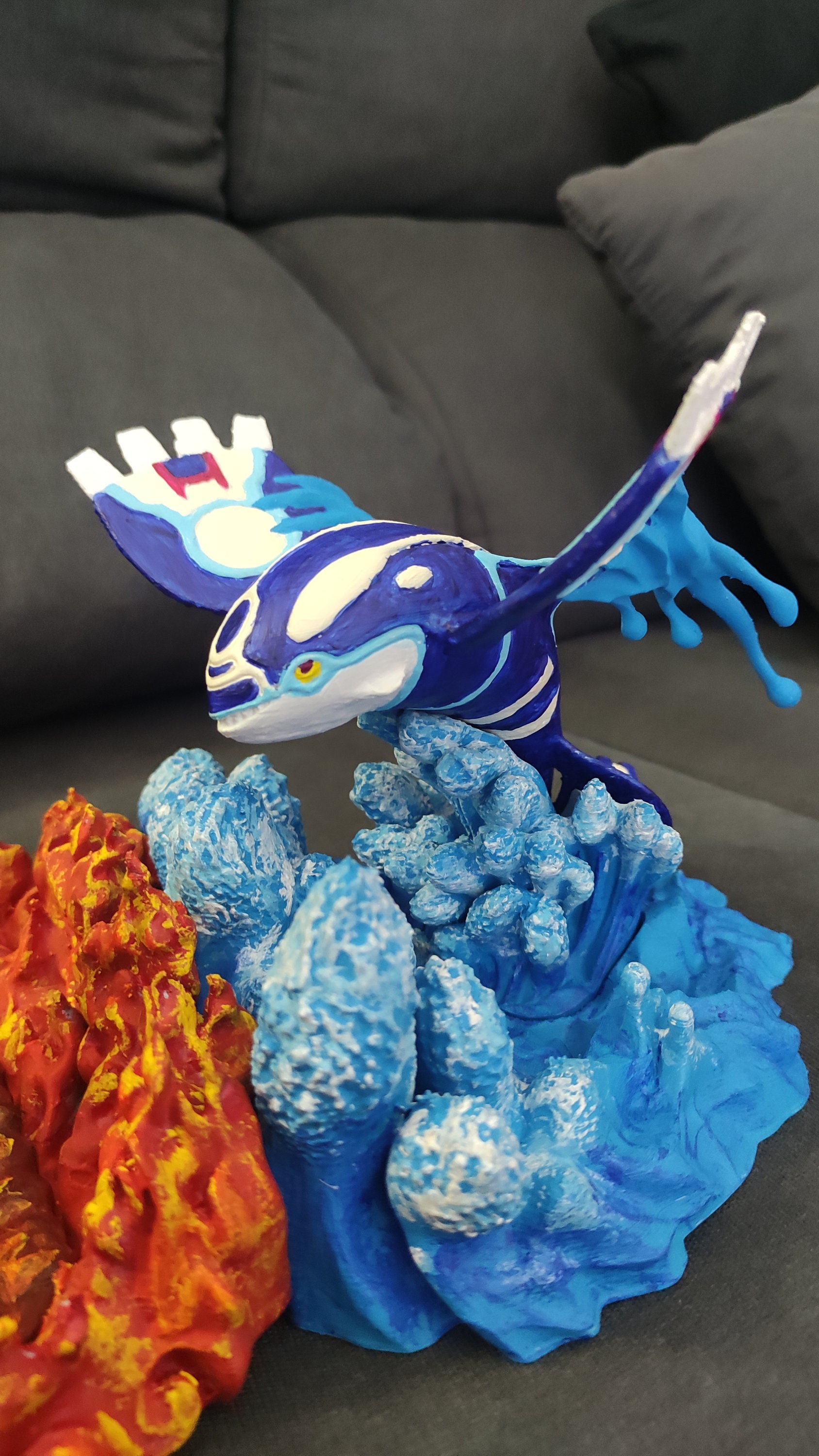 Mega Kyogre and Mega Groudon and Mega Rayquaza - Figurine Statues ...