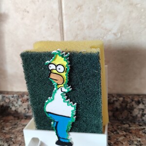 Sponge Holder Homer the Simpsons - Etsy