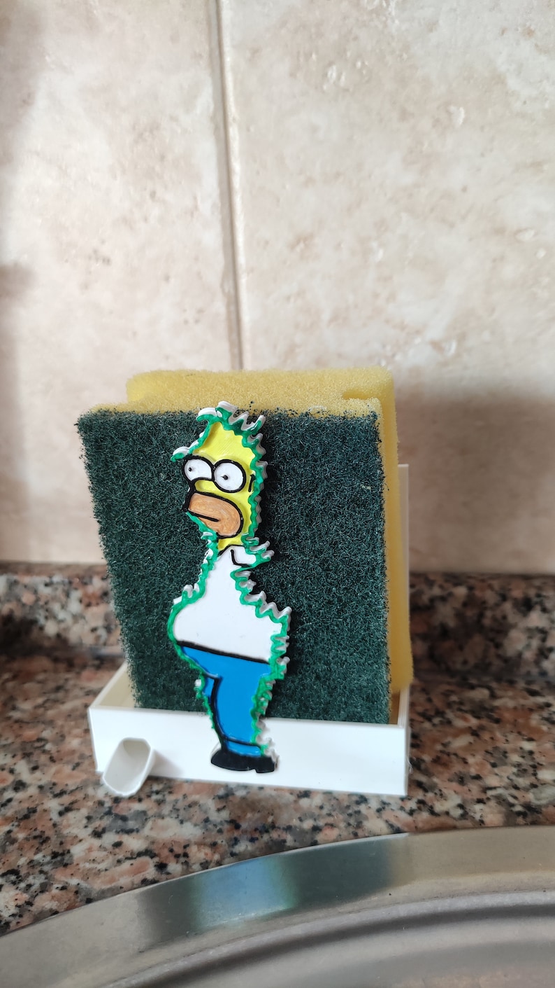 Sponge Holder Homer the Simpsons - Etsy