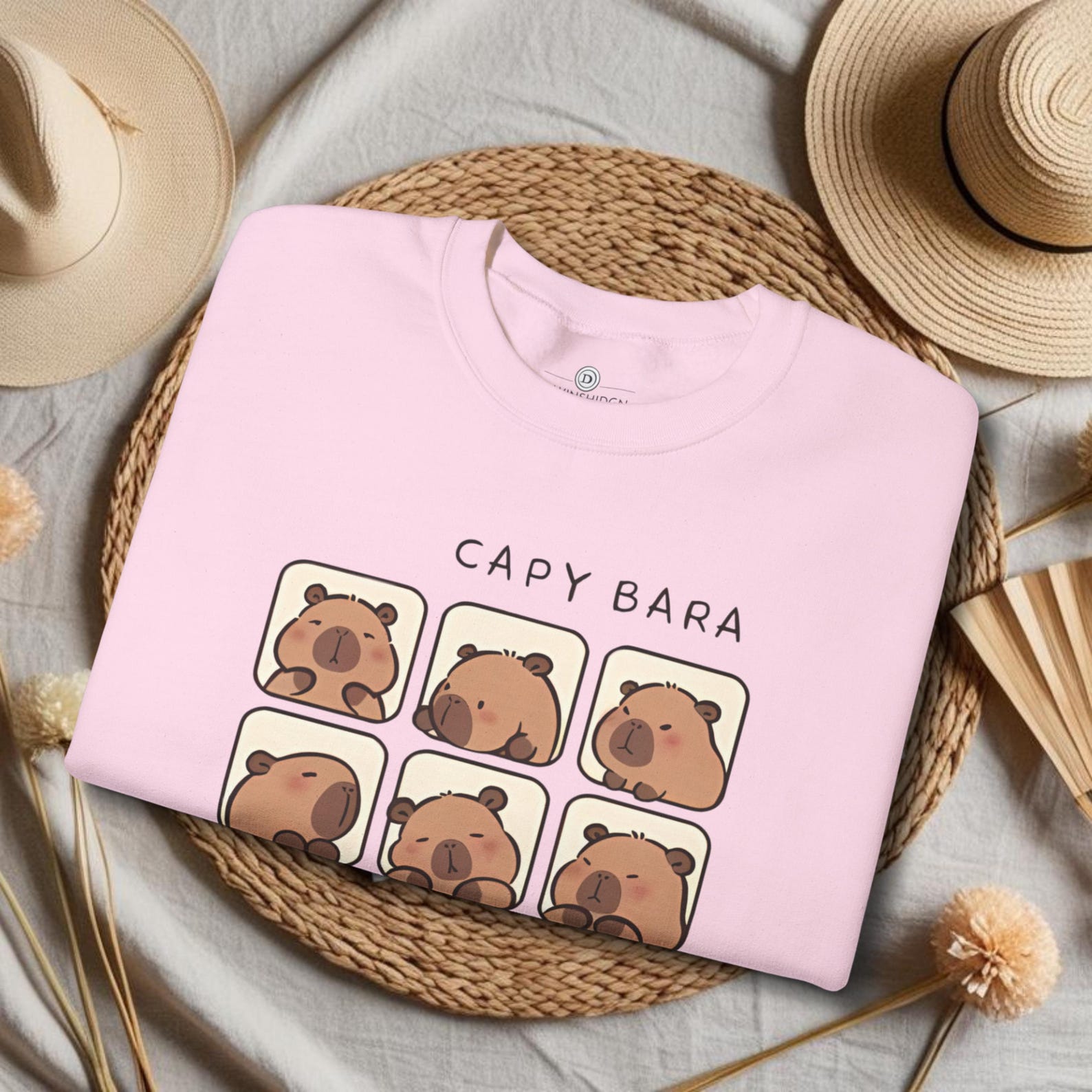 Funny Capybara Mood Sweatshirt Cute Animal Design Lovers Gift Unique ...