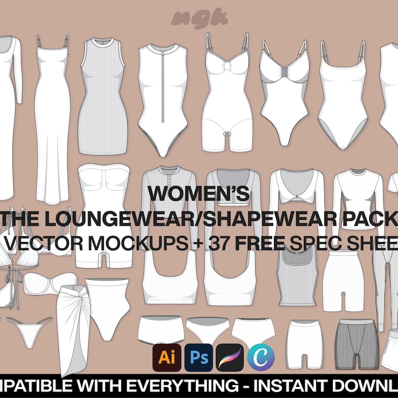 Skims Template Canva - Etsy