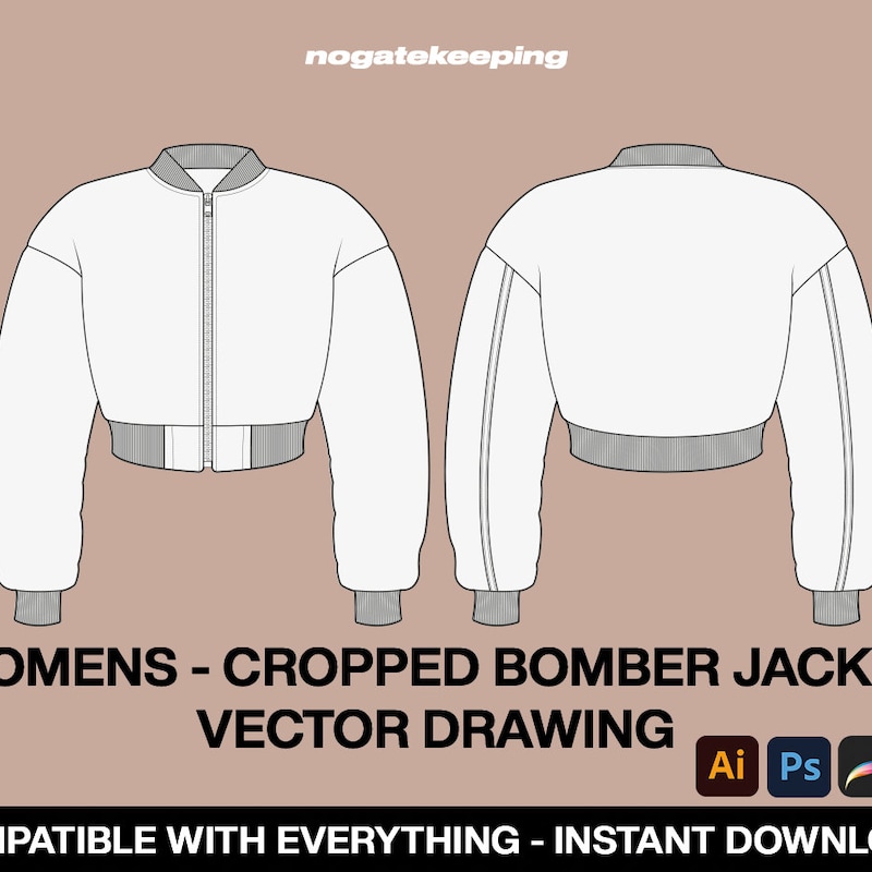 Bomber Jacket Pattern - Etsy