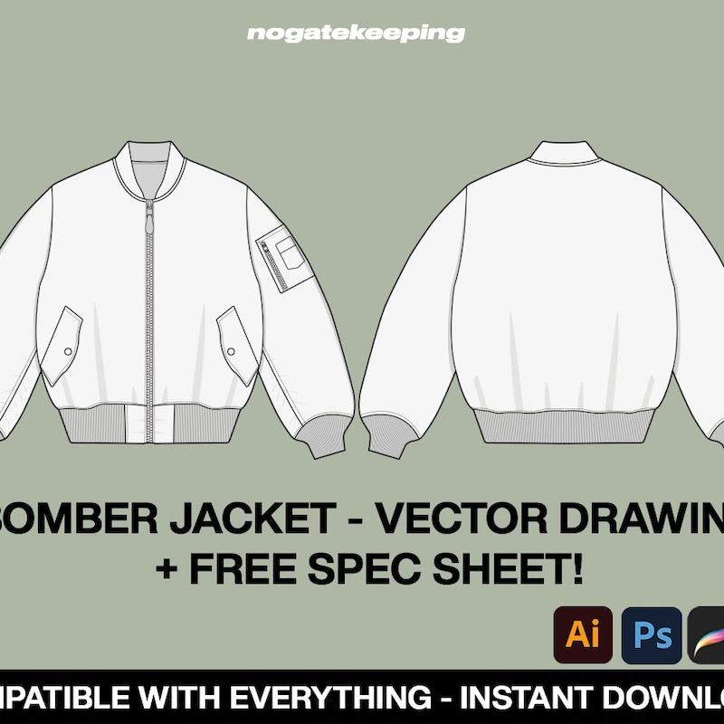 Varsity Jacket Pattern - Etsy