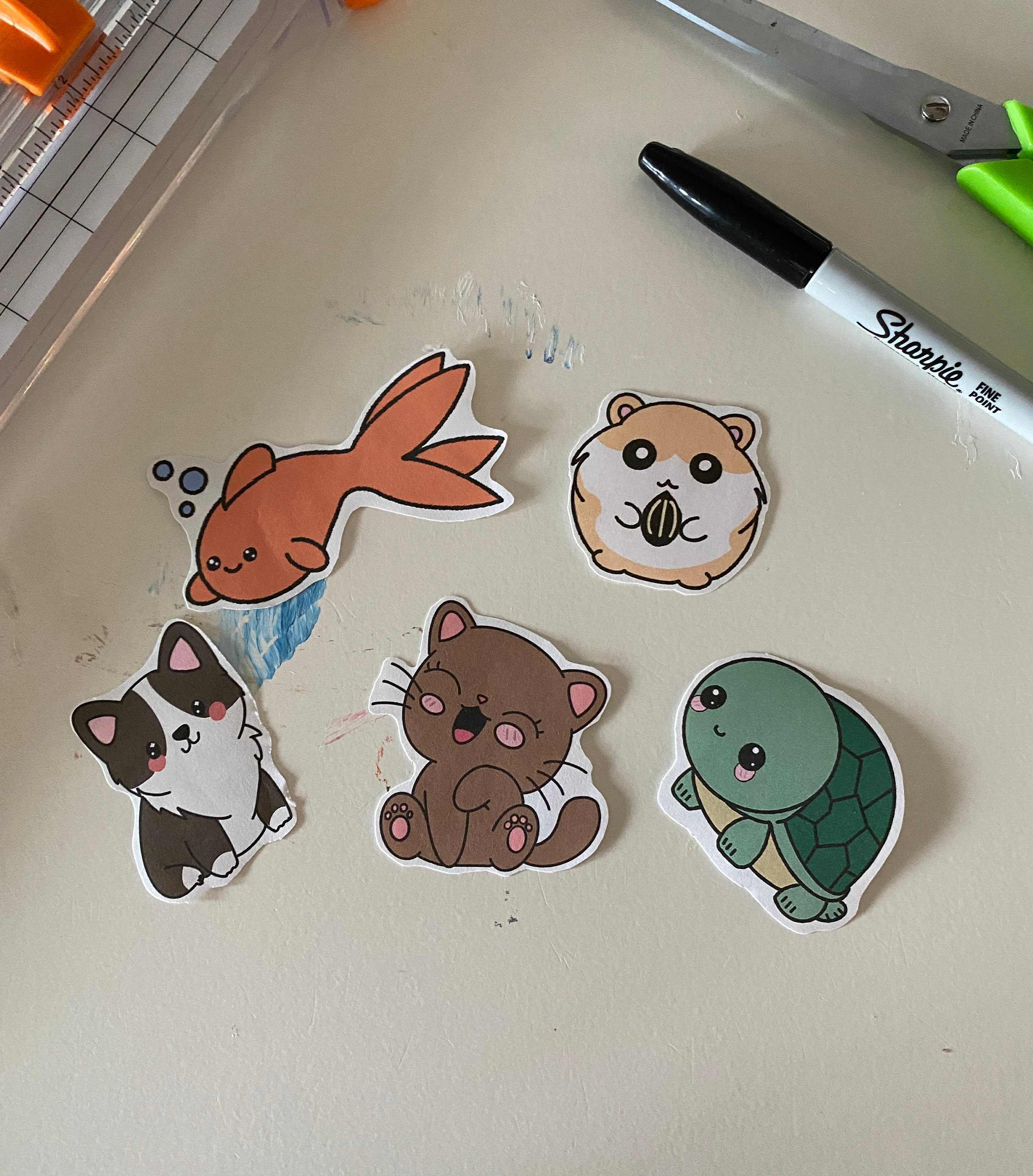 Pick Your Own Pet Sticker Pack! Cute Waterproof Pet Themed Stickers - Etsy