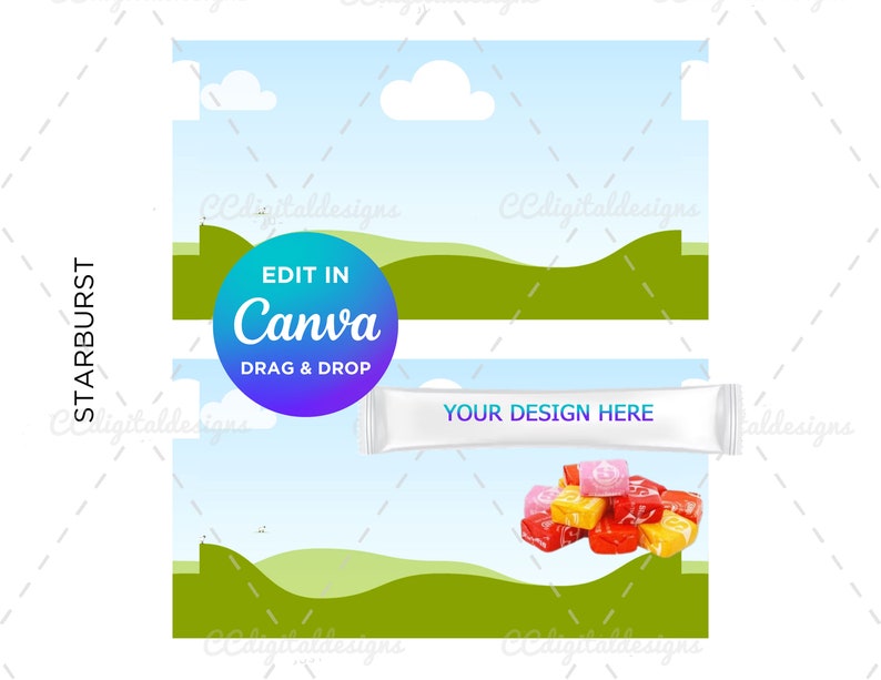 Starburst Template - Etsy