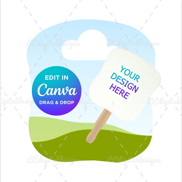 Church Fan Template - Etsy