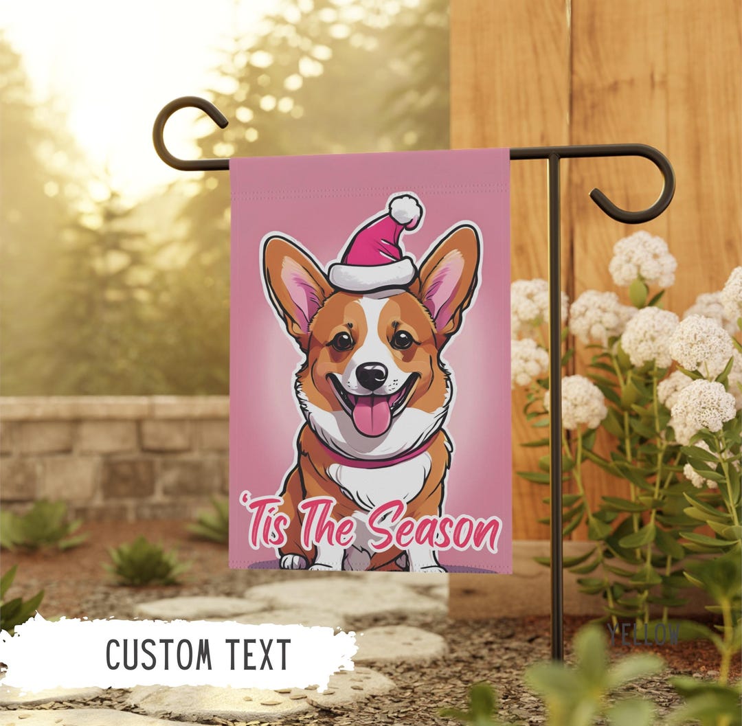 Personalized Corgi Christmas Garden Flag,custom Pet Owner Gift,dog Mom ...