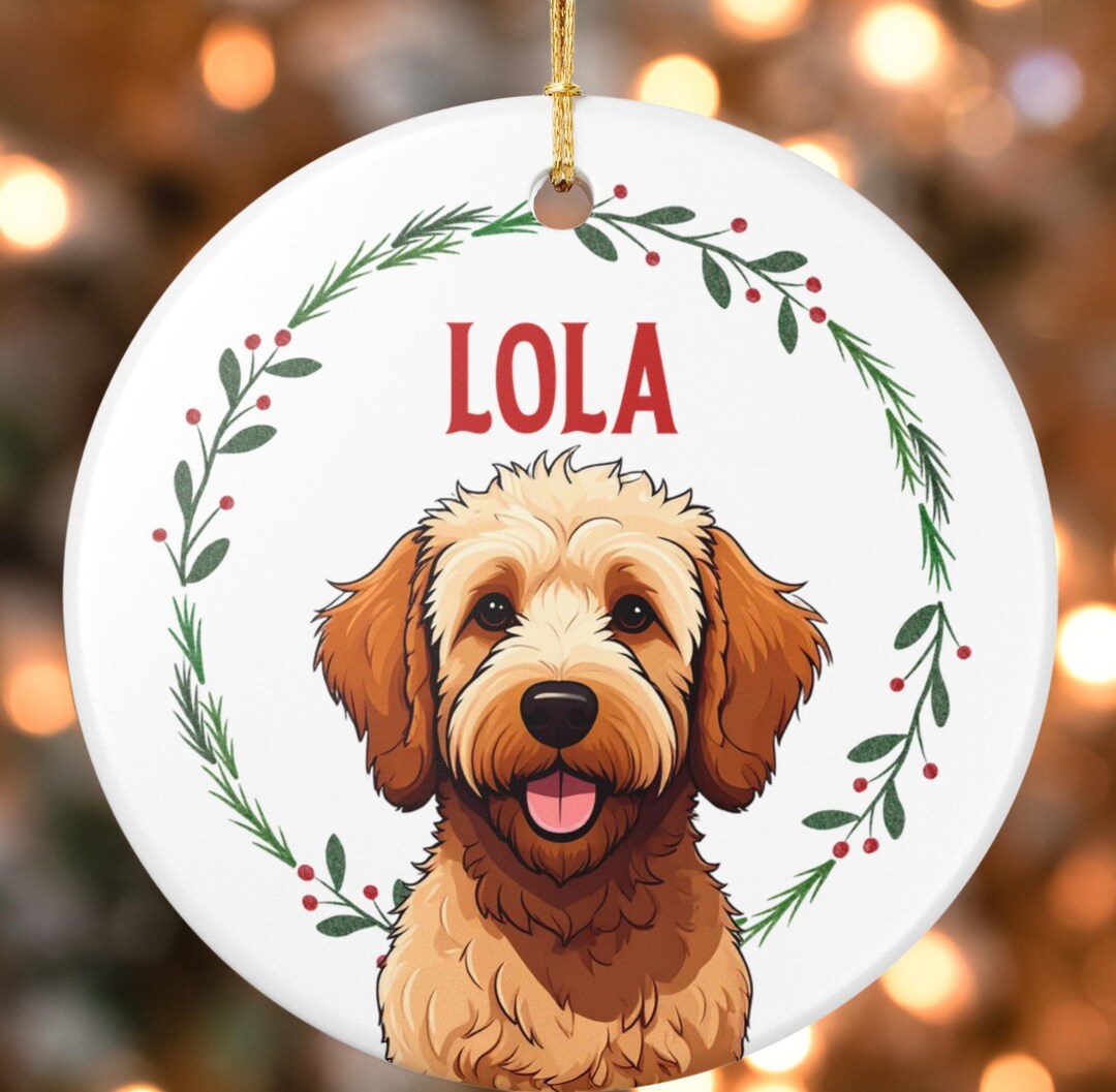 Personalized Goldendoodle Ornament Custom Christmas Labradoodle Gifts ...