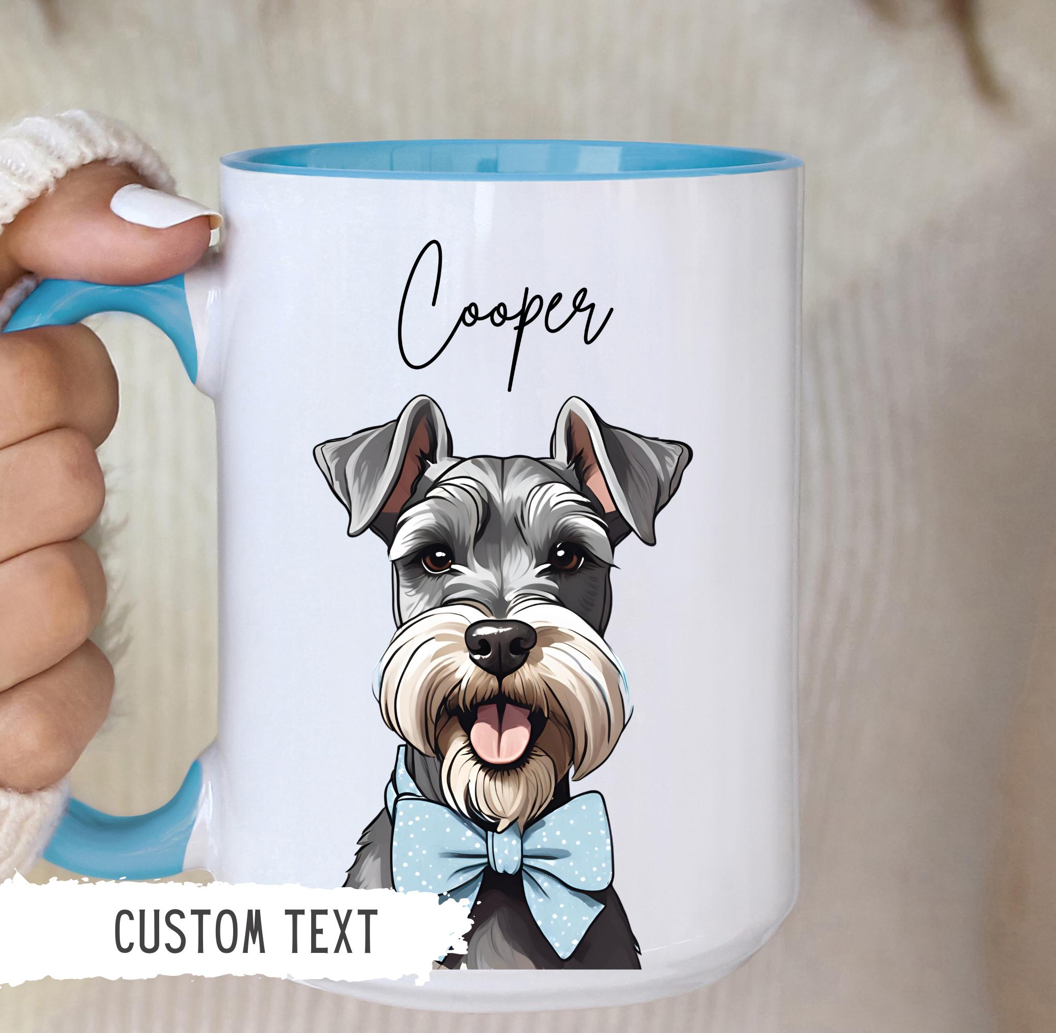 Personalized Miniature Schnauzer Dog Mug,custom Tea Cup,pet Owner Gift ...