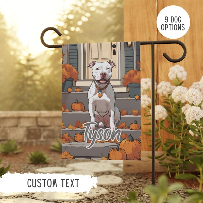Pit Bull Garden Flag - Etsy