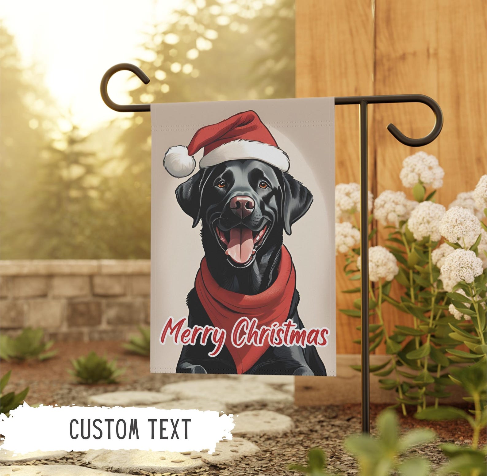 Personalized Labradror Retriever Christmas Garden Flag,custom Pet Owner ...