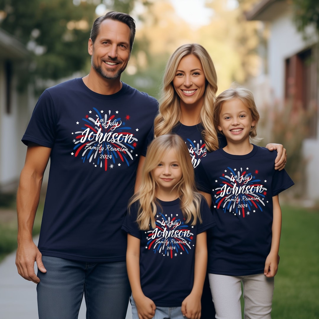 Custom 4th of July Family Reunion Shirts, Independence Day Family ...