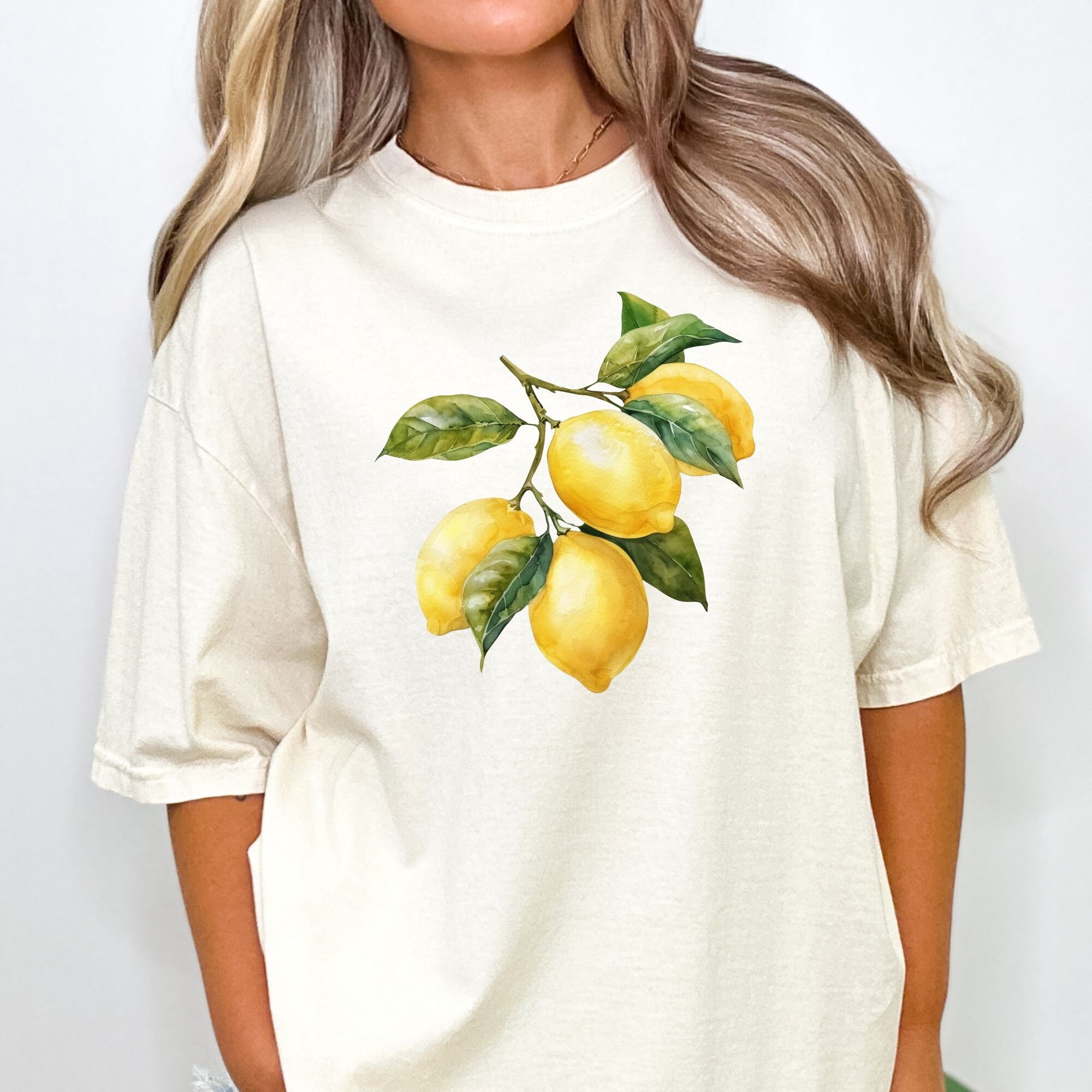 Lemon Fruit Baby Tee, Comfort Colors Shirt Retro Graphic Lemon Fruit ...