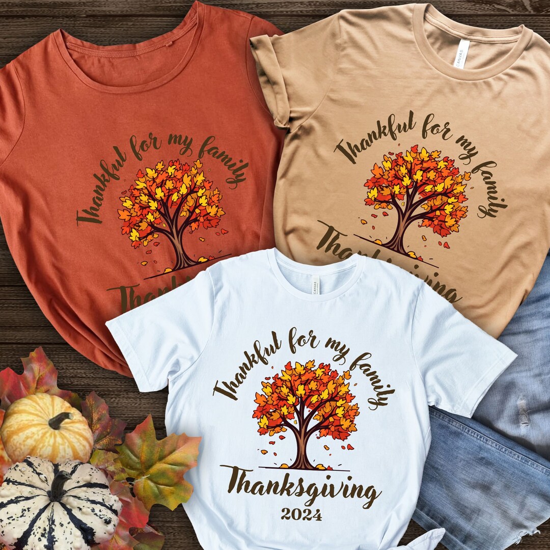 Custom Thanksgiving Family Reunion Shirts, Matching Family Shirts, Fall ...