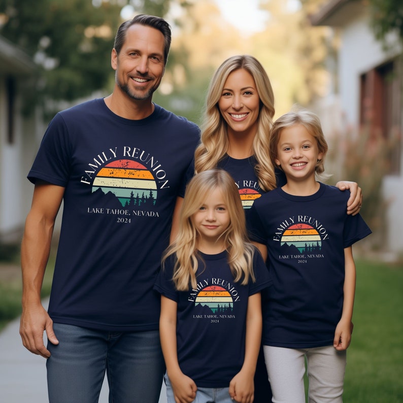 Custom Family Reunion Shirts Personalized Family Reunion Mountain Shirt ...