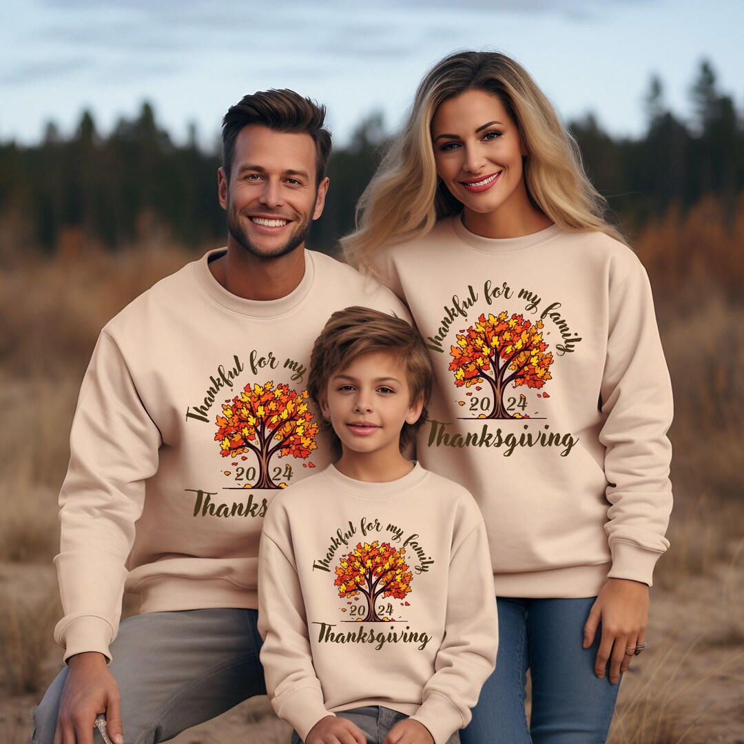 Custom Thanksgiving Family Reunion Sweatshirts Matching Family Shirts ...