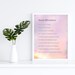 Sunset Affirmations Evening Inspirations Motivational Wall Art ...